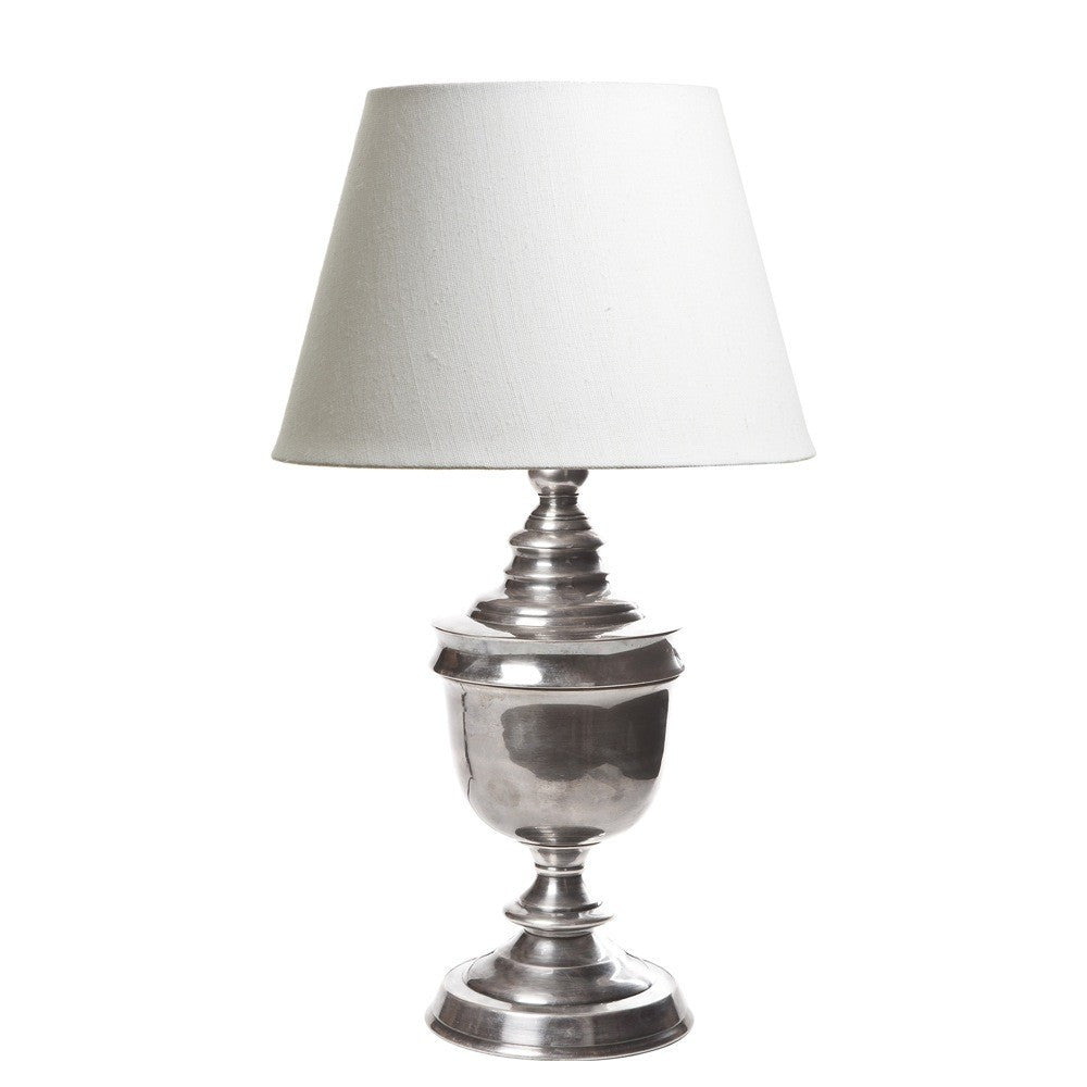 Sheffield Table Lamp / Aged Nickel – Magins Lighting